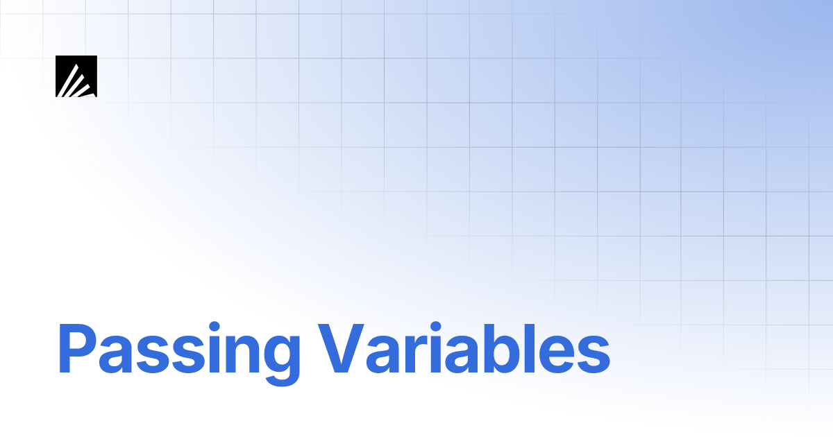 Passing Variables | Arcee AI Documentation Passing Variables | Arcee AI Documentation