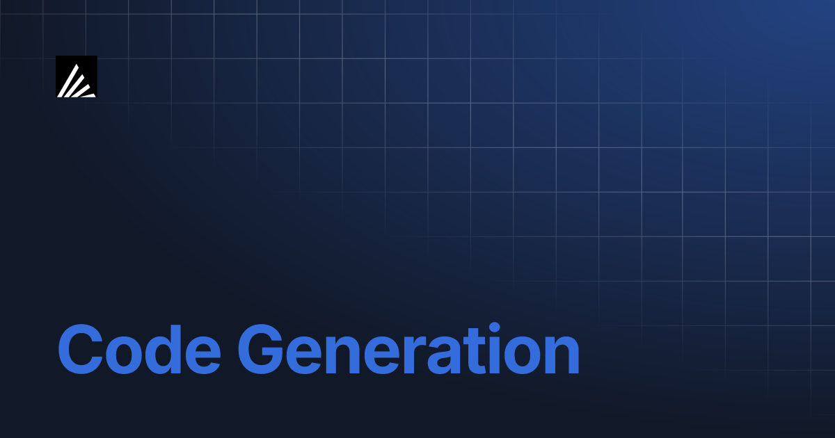 Code Generation | Arcee AI Documentation