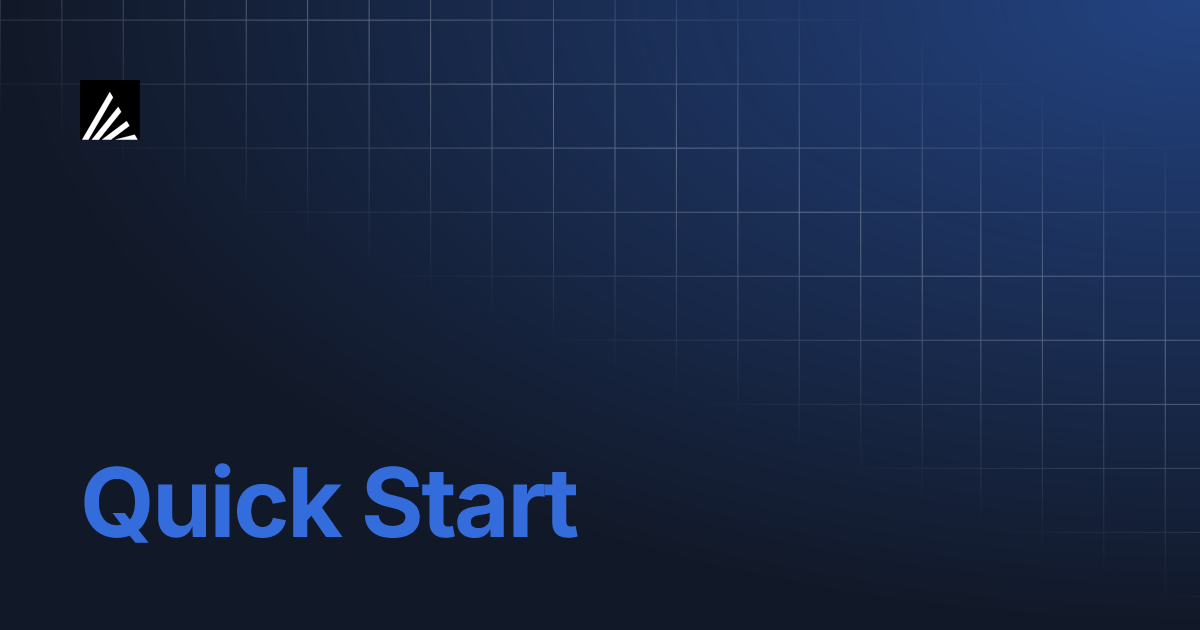 Quick Start | Arcee AI Documentation