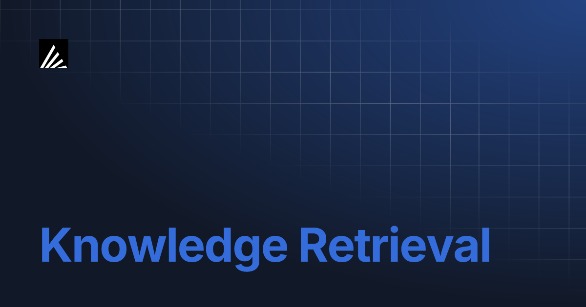 Knowledge Retrieval | Arcee AI Documentation