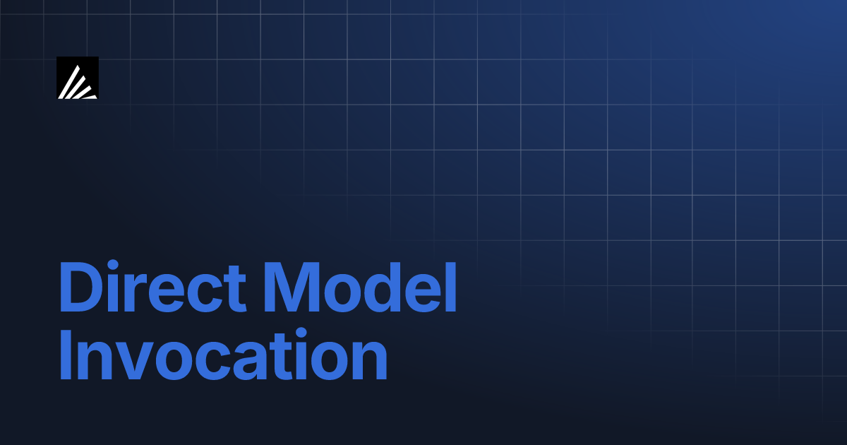 Direct Model Invocation | Arcee AI Documentation