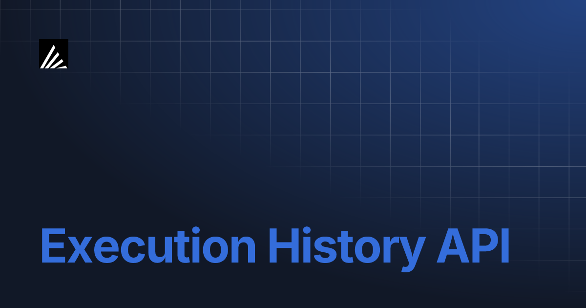 Execution History API | Arcee AI Documentation